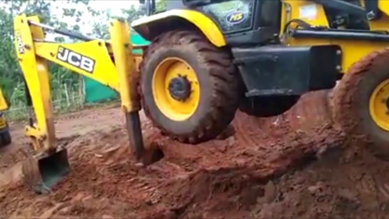 jcb roll over accident - YouTube