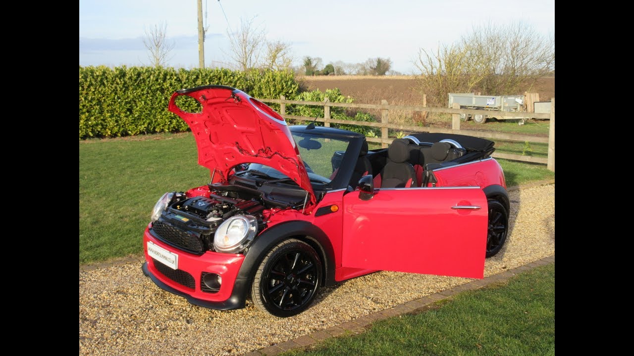 2010 Mini Cooper Convertible Chilli Pack Red JCW Kit - YouTube
