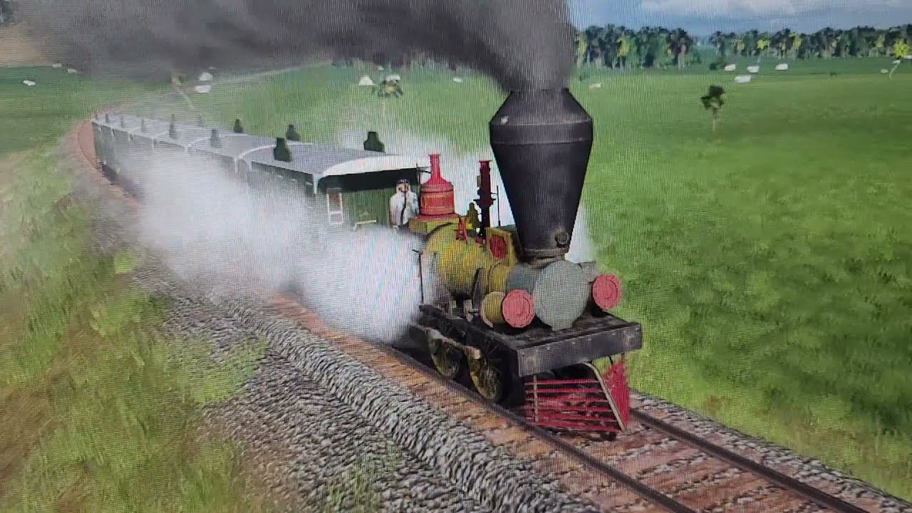 amuta Baldwin six wheels 1850 Train S P 1 - YouTube