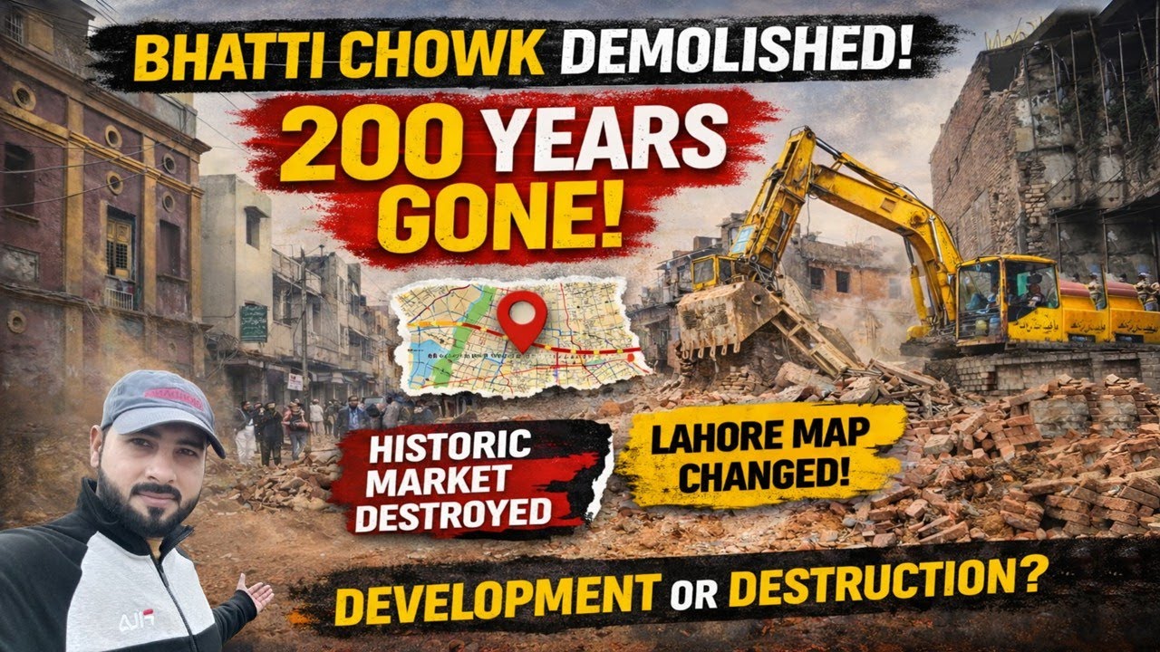 Bhatti Chowk Demolished! 🛑 200 Year Old History Wiped Out (Ground ...