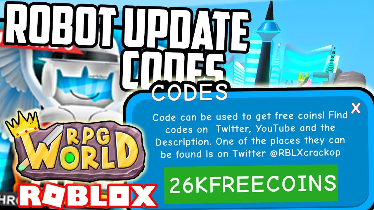 ALL *NEW* RPG WORLD ROBOT UPDATE WORKING CODES!! (ROBLOX) - YouTube