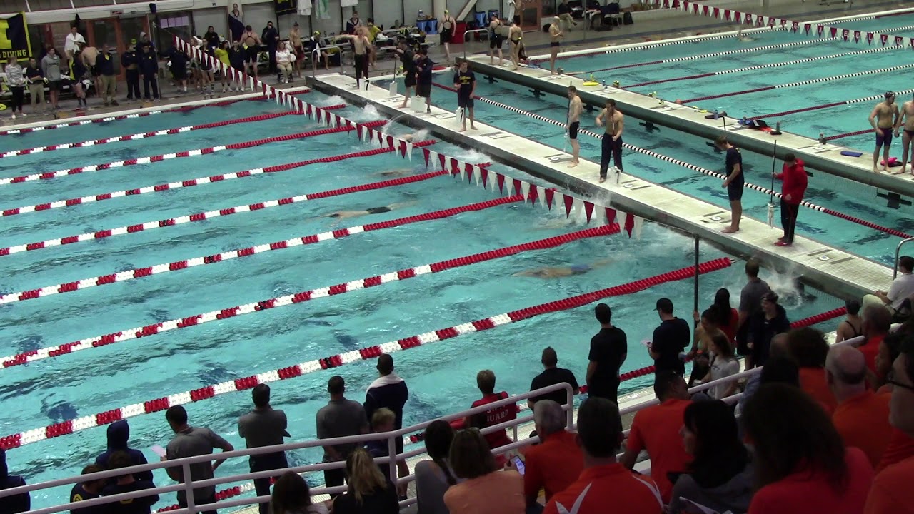 Men's 500 Yard Freestyle (Heat 3) - YouTube