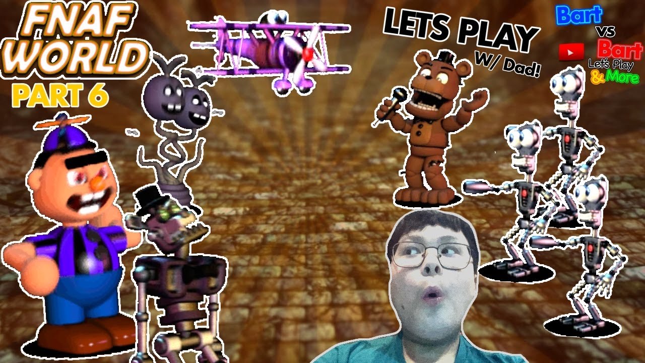 2 NEW FNAF WORLDS & NEW TEAM! BVBLP Son & Dad Enter Glitched Objects ...