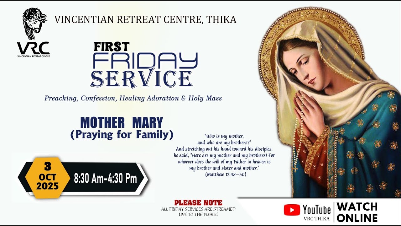 FIRST FRIDAY ( 3RD OCTOBER 2025) - YouTube