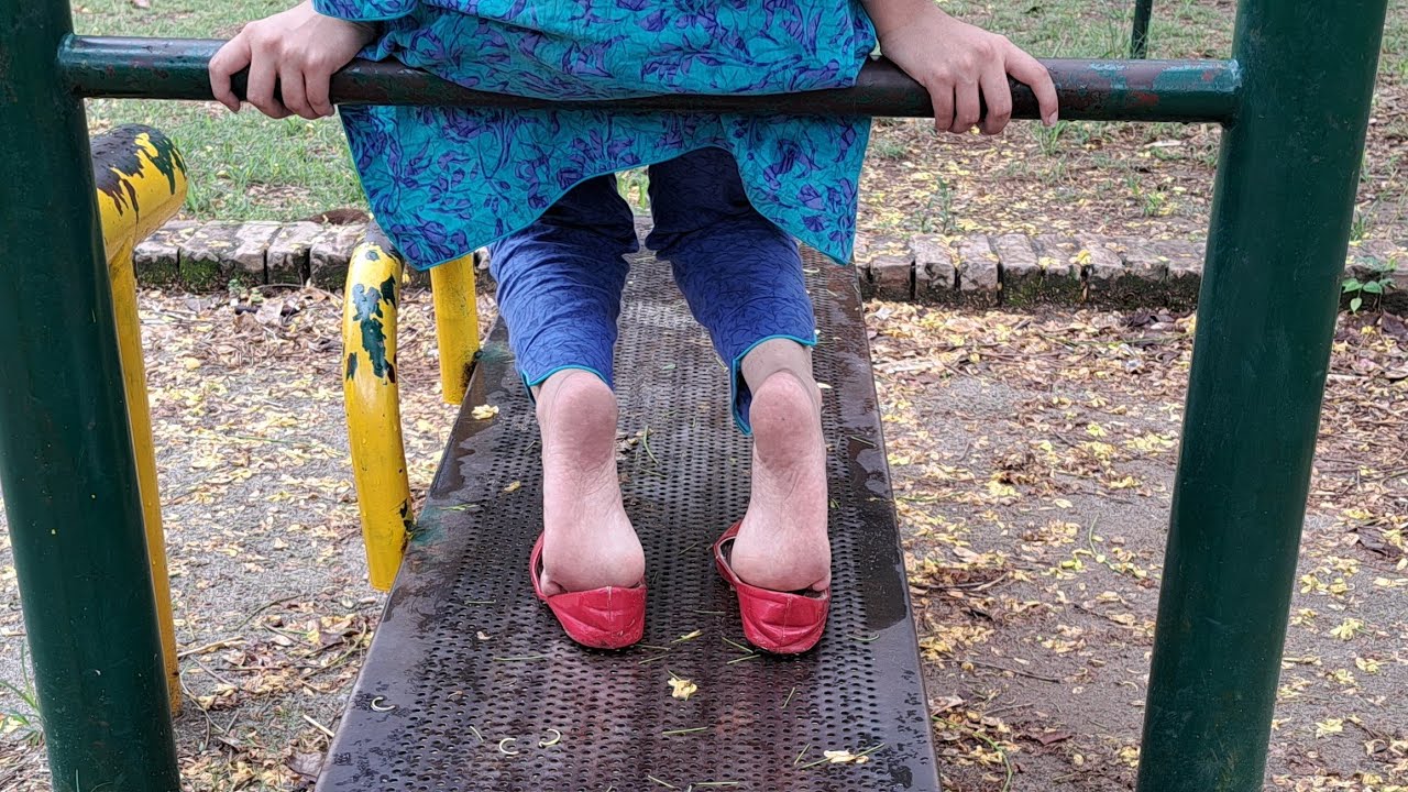 Red flats shoeplay in park | Custom videos available - YouTube
