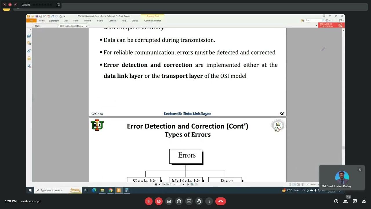 4 December 2023 || Networking Lecture for CSE - YouTube