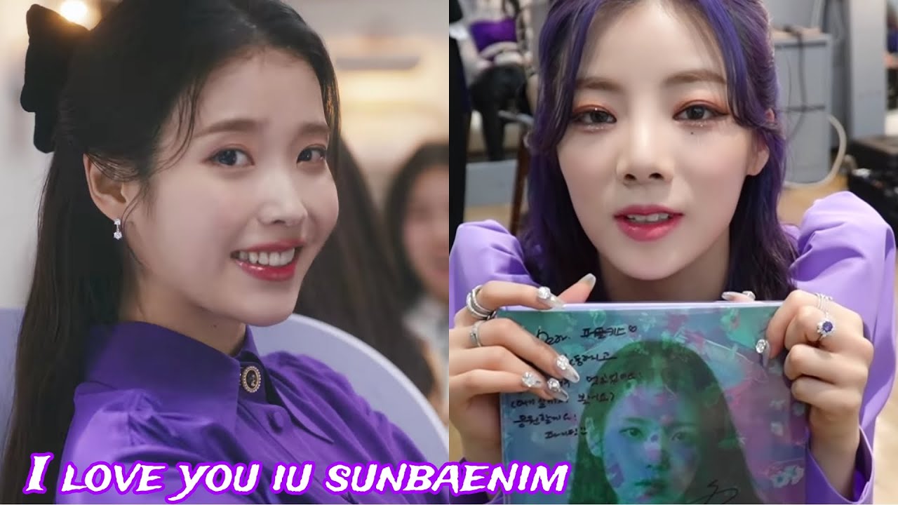 Goeun being a biggest IU fan (Uaena) - YouTube