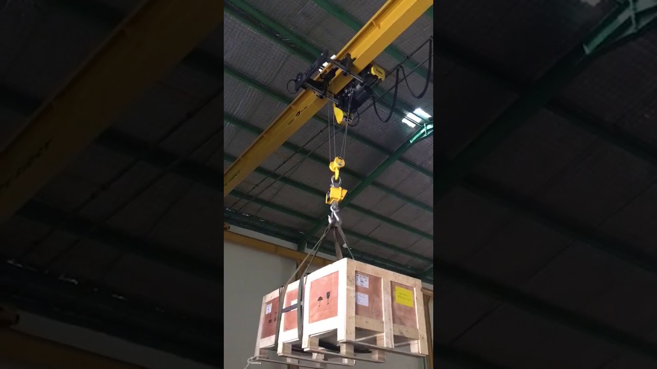 Proses Pemasangan Wire Rope Hoist YK - YouTube