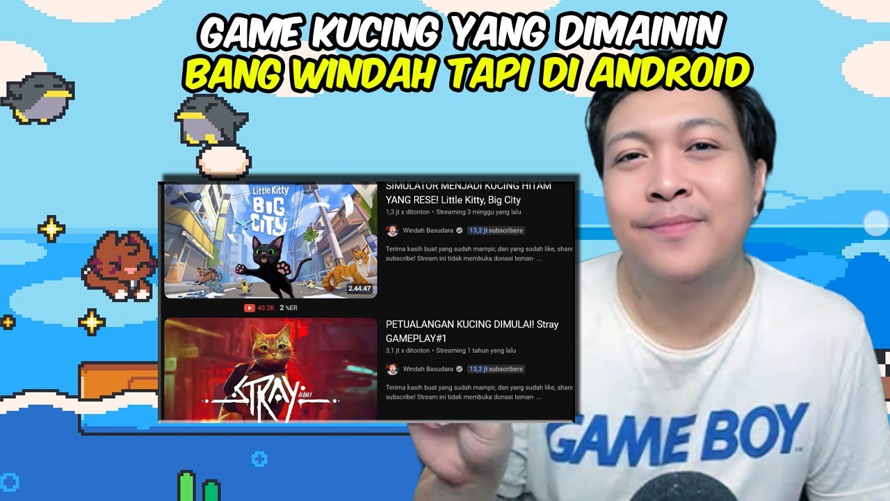 Game Android Kucing Mirip Dimainkan Windah - Super Cat Tales - YouTube
