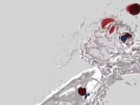 Cinema 4D liquid splash made with Realflow and Cinema 4D 11.5 - YouTube