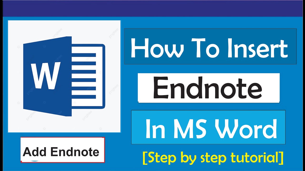 How to Add Endnote to Word 2021 - YouTube