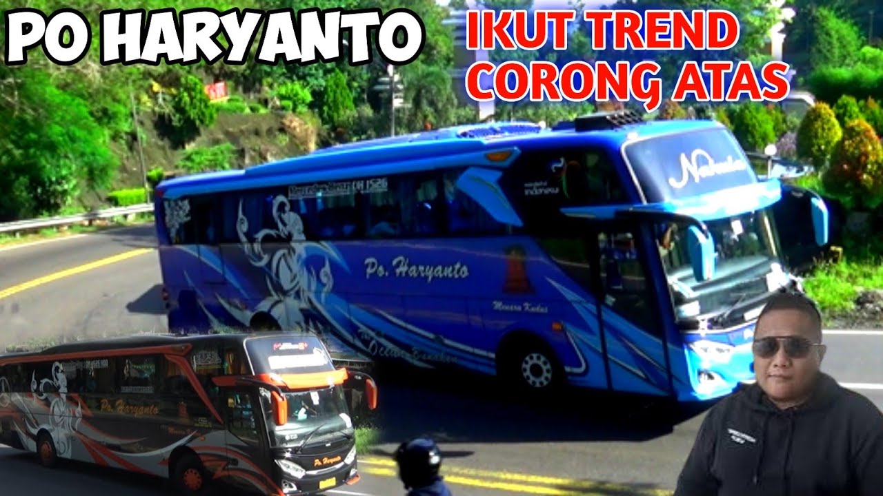 GOKIL ABIS!!BUS PO HARYANTO IKUT TREN BASURI 12 NOT - YouTube