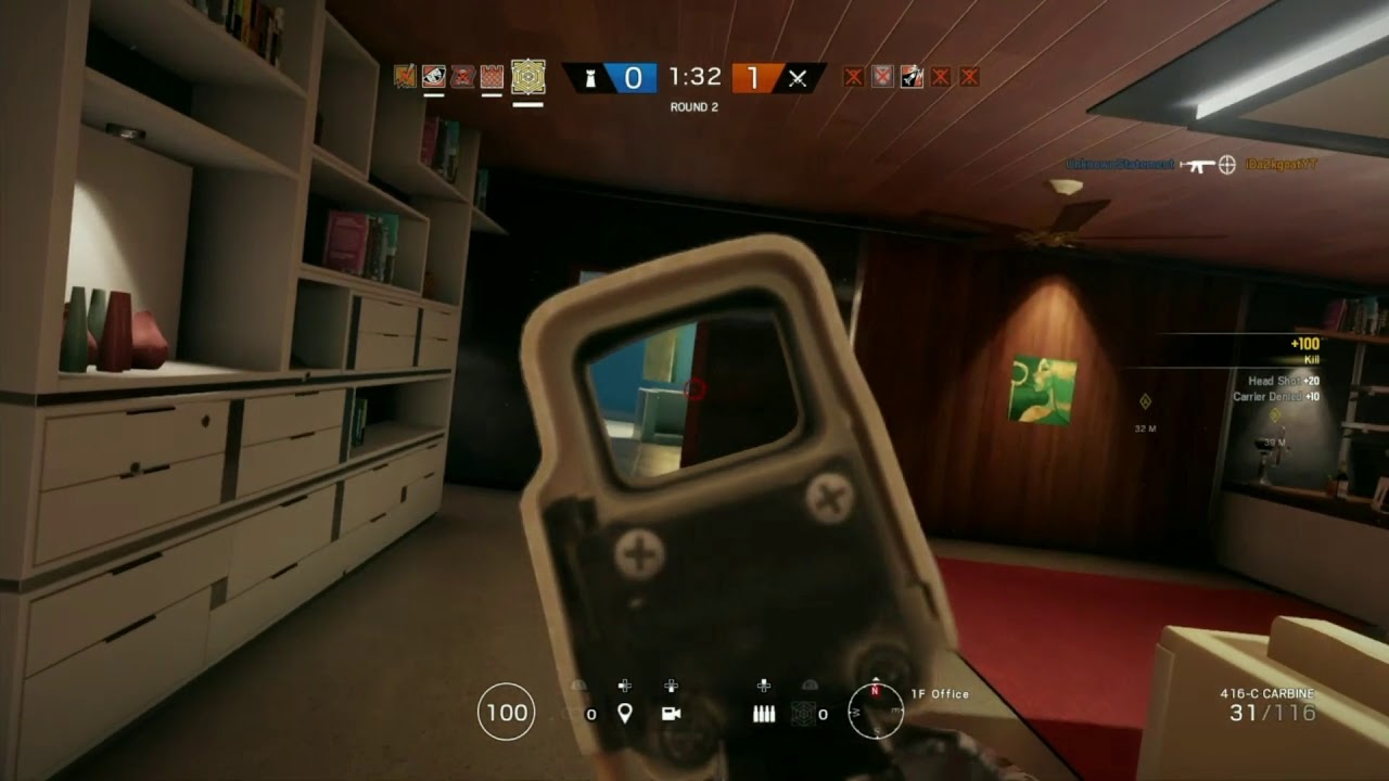 Rainbow Six Siege - Mp7 Iorn Sight - YouTube