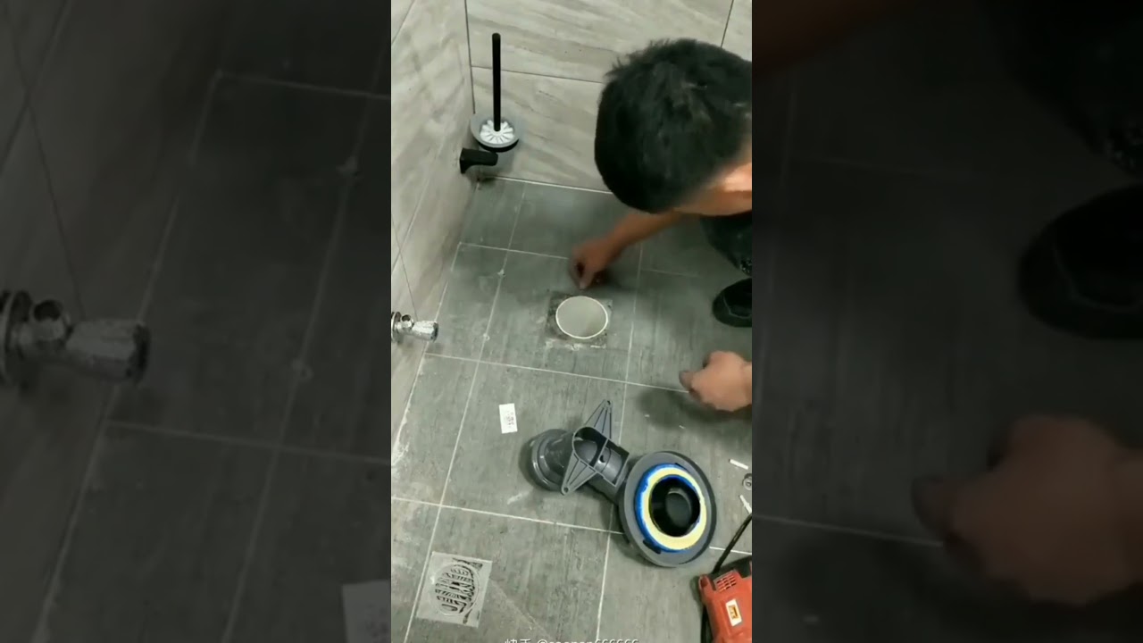 CARA PASANG TOILET DUDUK RAPIH BERSIH - YouTube