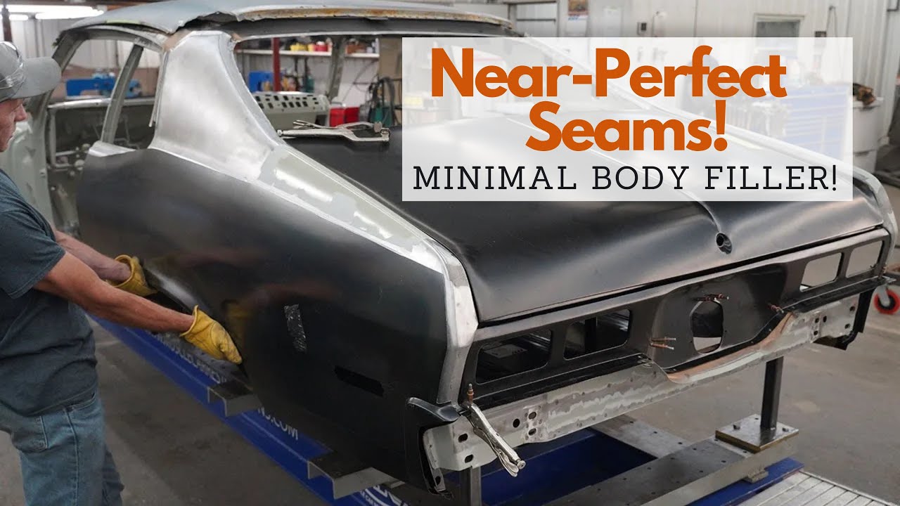 Installing A Quarter Panel On The Chevy Nova - YouTube