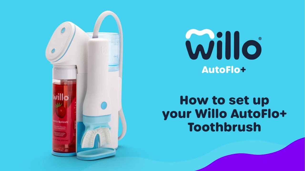 How to set up Willo AutoFlo+ toothbrush - YouTube