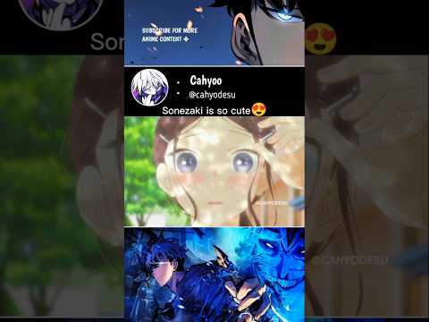 Sonezaki is so cute😍 #anime #animeedit #shorts