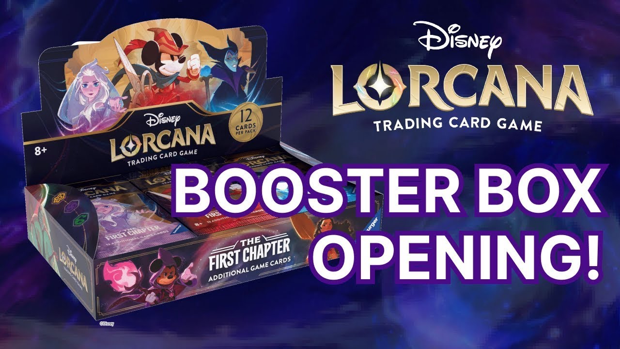 Disney Lorcana TCG The First Chapter Box Opening - YouTube