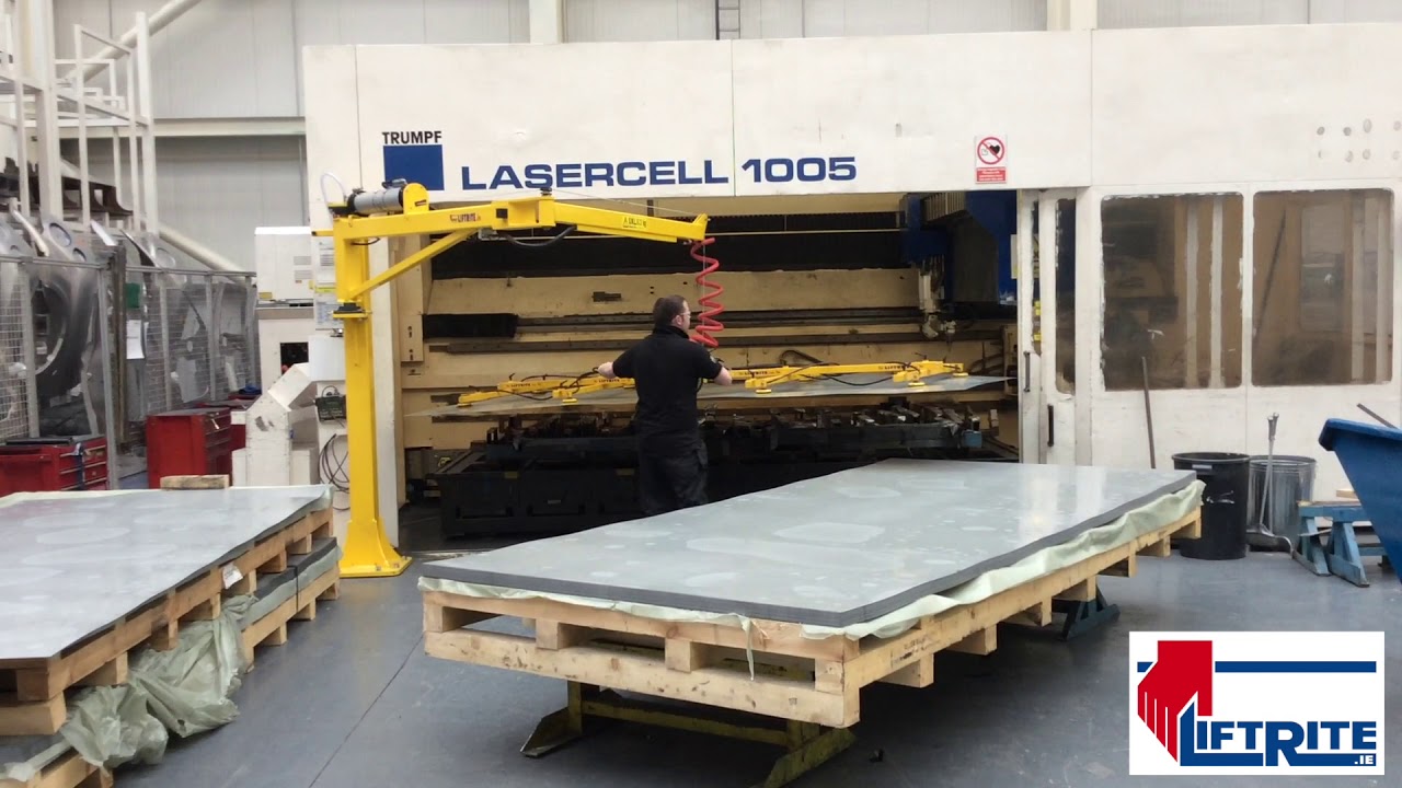 Vacuum Lifter for Sheets | Lift Rite Ltd. - YouTube