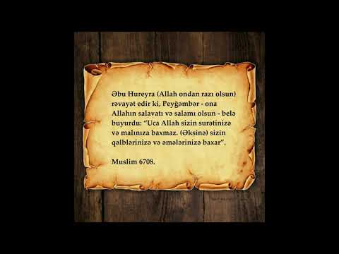 Qəlb salamatlığı - Sahih Hadis