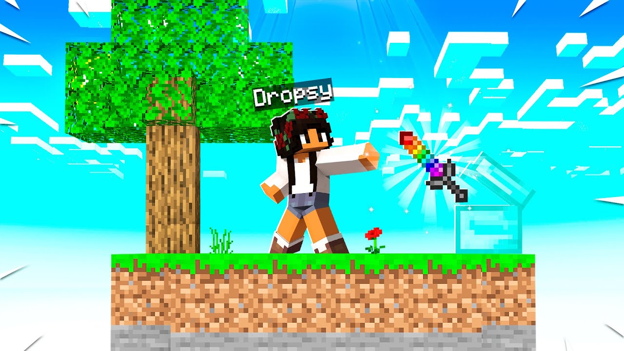 Obtaining GOD Sky Drops In Minecraft Skybounds - YouTube
