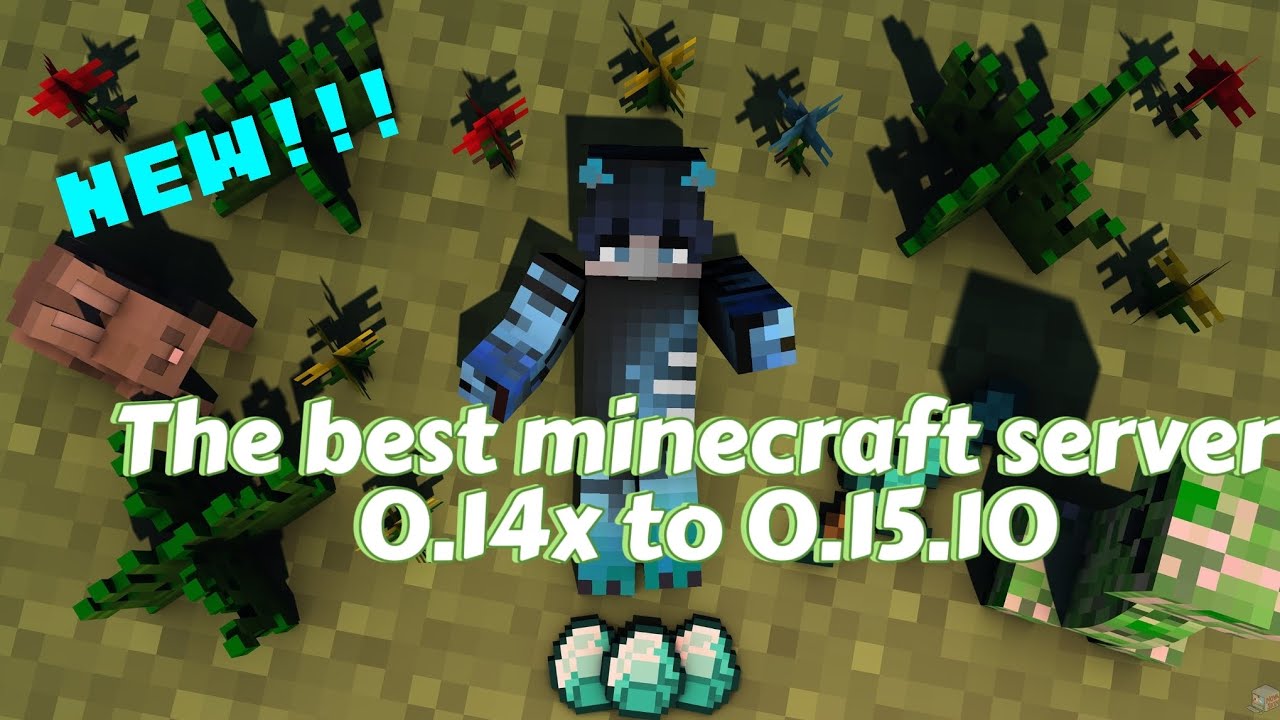 Server Mastercraft, craftsman, minecraft 0.14x to 0.15.10 @dragonxgamer7592 - YouTube