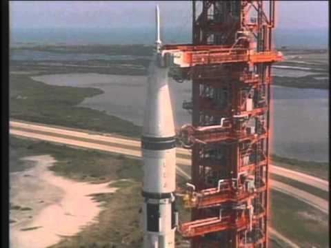 Saturn 1B AS-210 (Apollo/Soyuz) Rollout - YouTube