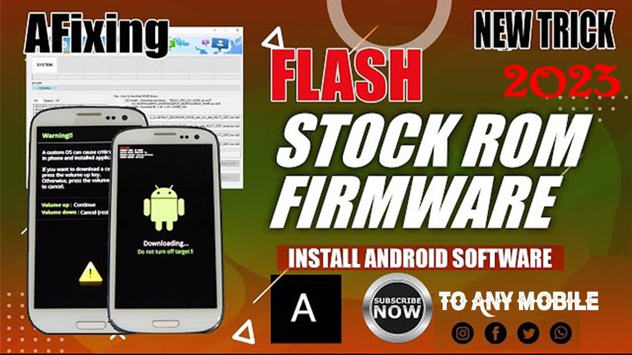 how to install android software on phone, Flash Stock ROM, Firmware ...