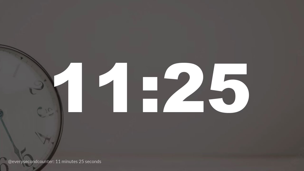 11 minutes 25 seconds [685 secs] clock timer countdown || Alarm Focus ...