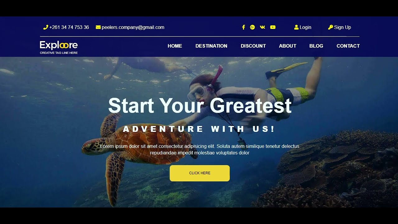 Exploration website - YouTube