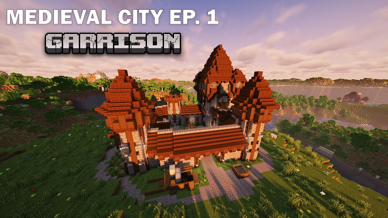 How to Build a Garrison | Medieval City Ep. 1 [How to Build] - YouTube