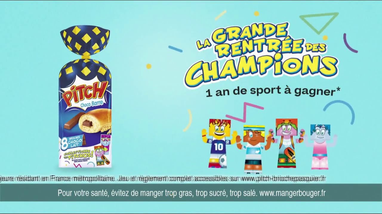 Choco Barre Pitch "la grande rentrée des champions" Pub 16s - YouTube