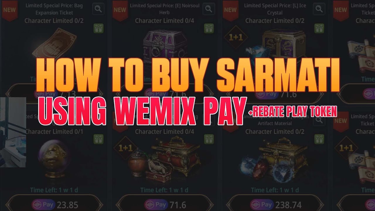TOP UP SARMATI USING WEMIX PAY - MIR4 - YouTube