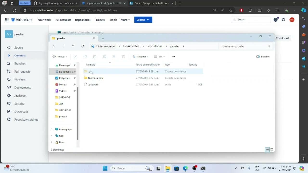 MIGRACION DE RESPOSITORIOS USANDO COMANDOS DE GIT (BITBUCKET - GIT HUB) - YouTube