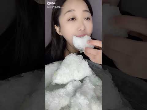 FREEZER FROST MUKBANG | ASMR EATING | THIN CRUNCHY ICE | CRUSHED ICE ...