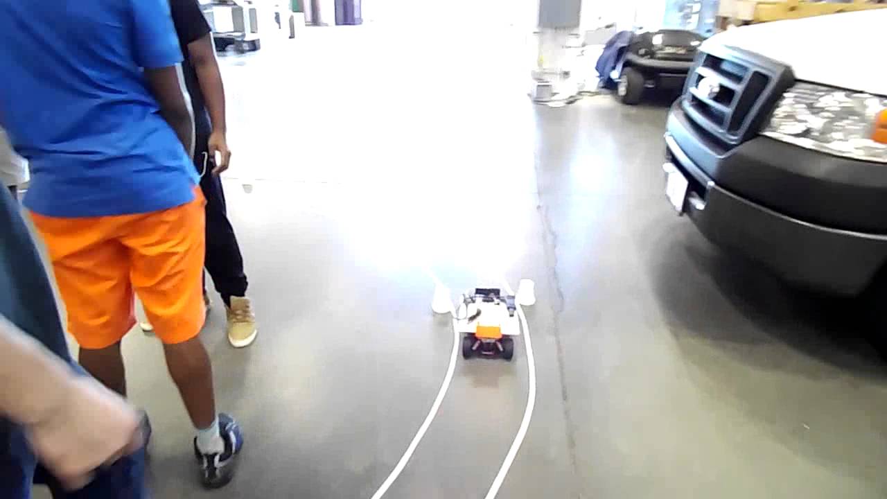 Education: High school student autonomous driving - YouTube