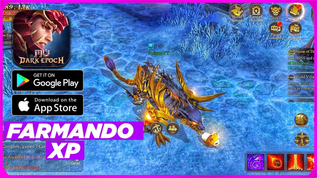 MU DARK EPOCH - FARMANDO XP - YouTube