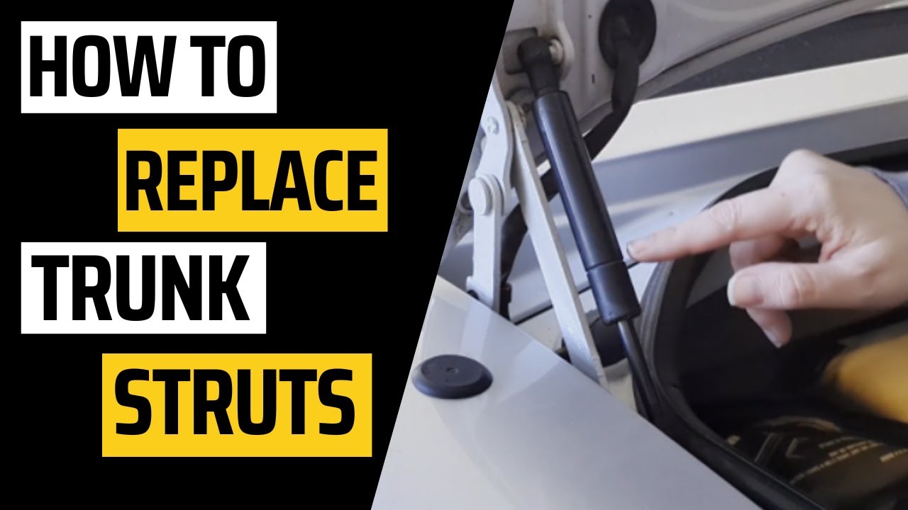 How to Replace Trunk Support Struts - YouTube