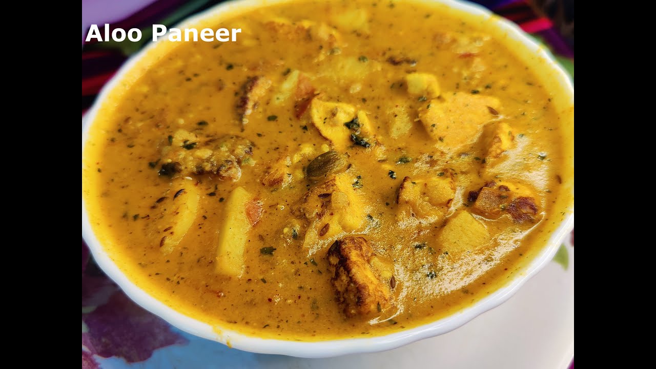 Aloo Paneer Recipe | Aloo Paneer Masala | Potato Paneer Curry - YouTube