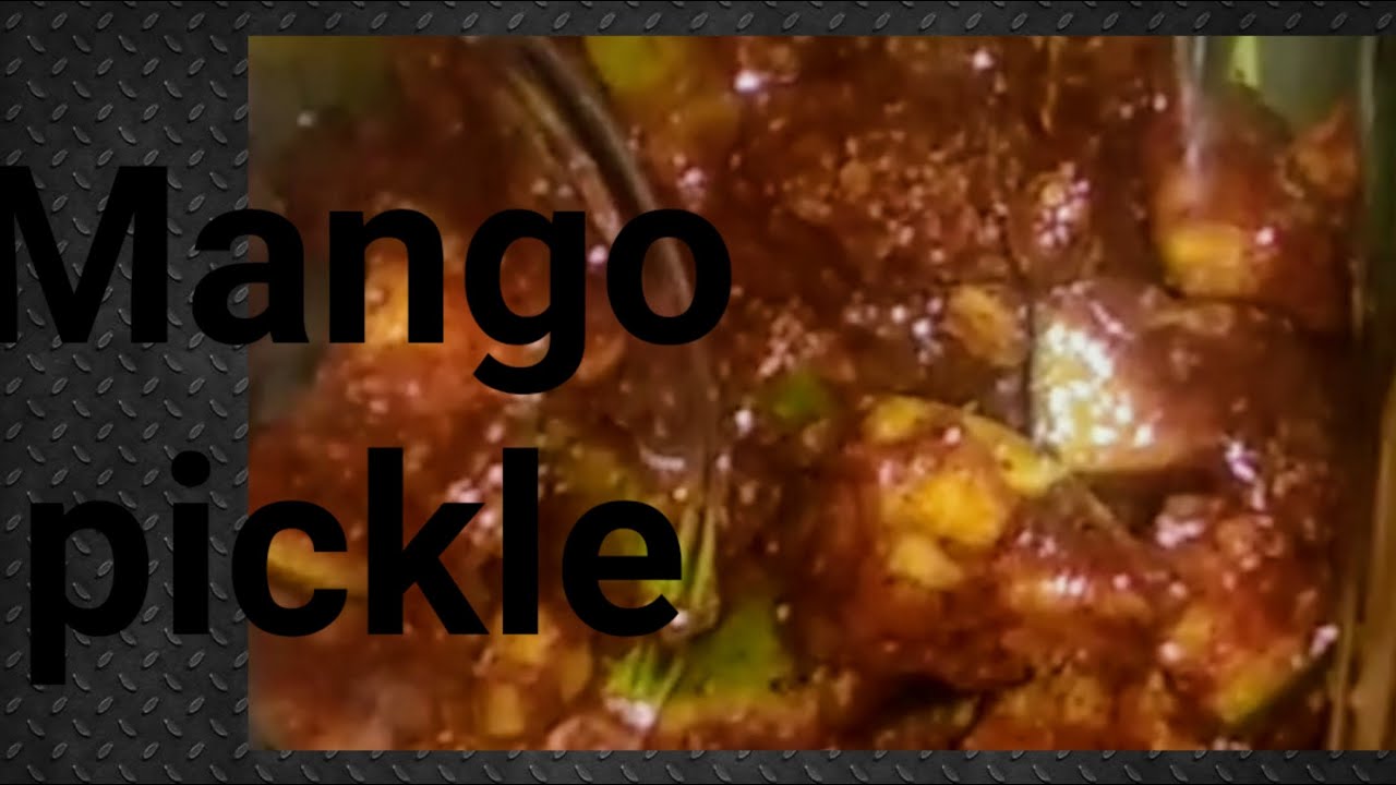 Traditional Mango pickle/step by step procedure to make mango pickle ...