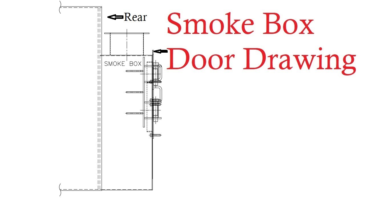Smoke Box Door Drawing for Rear Smoke Box of 1000 kg per hour Wood ...