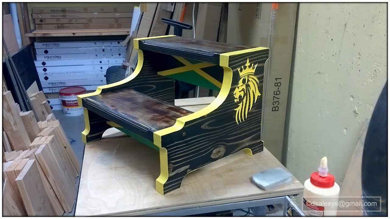 Wooden Step Stool, DIY Project, - YouTube