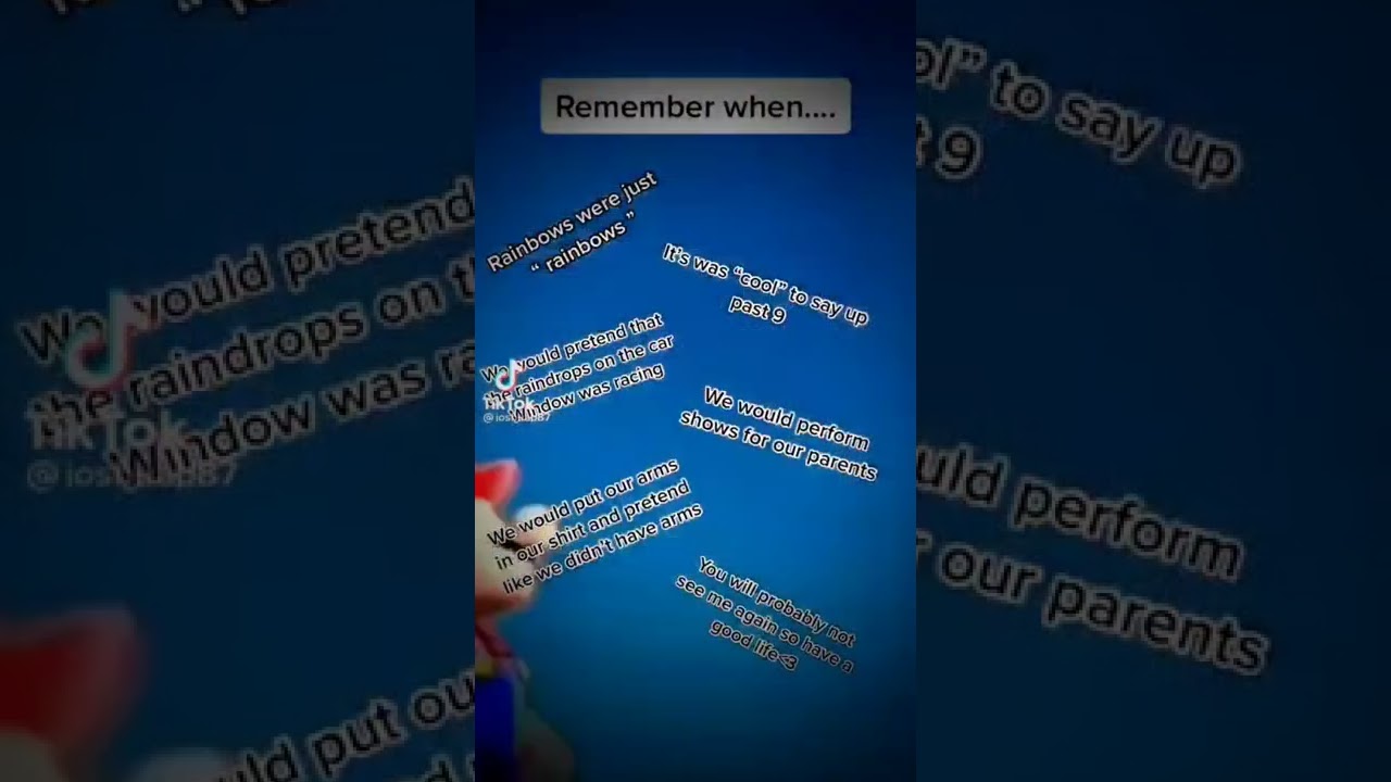 remember when3...(credits to the guy who made this - YouTube