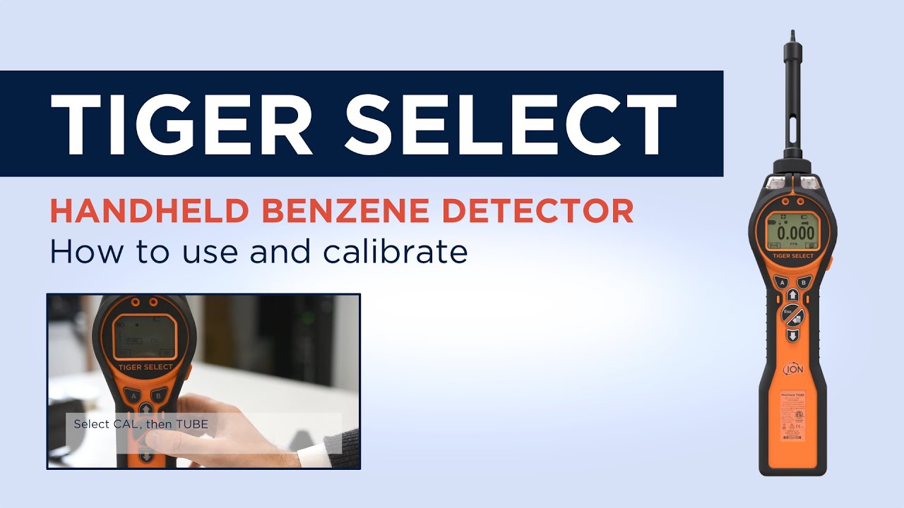 How to use the Tiger Select portable benzene detector - YouTube