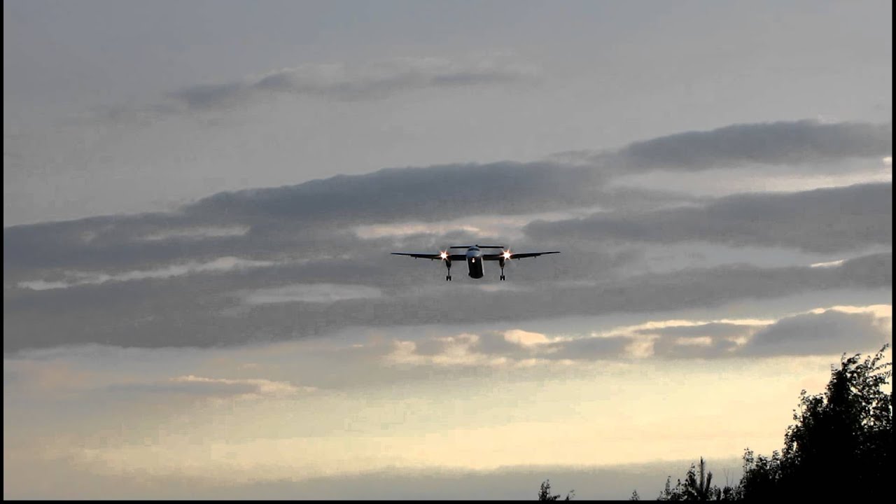 airBaltic Bombardier Dash 8 Q400 NG landing to Lappeenranta - YouTube
