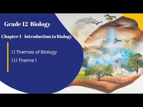 Grade 12 Biology: Chapter 1 - Introduction to Biology (part 1)