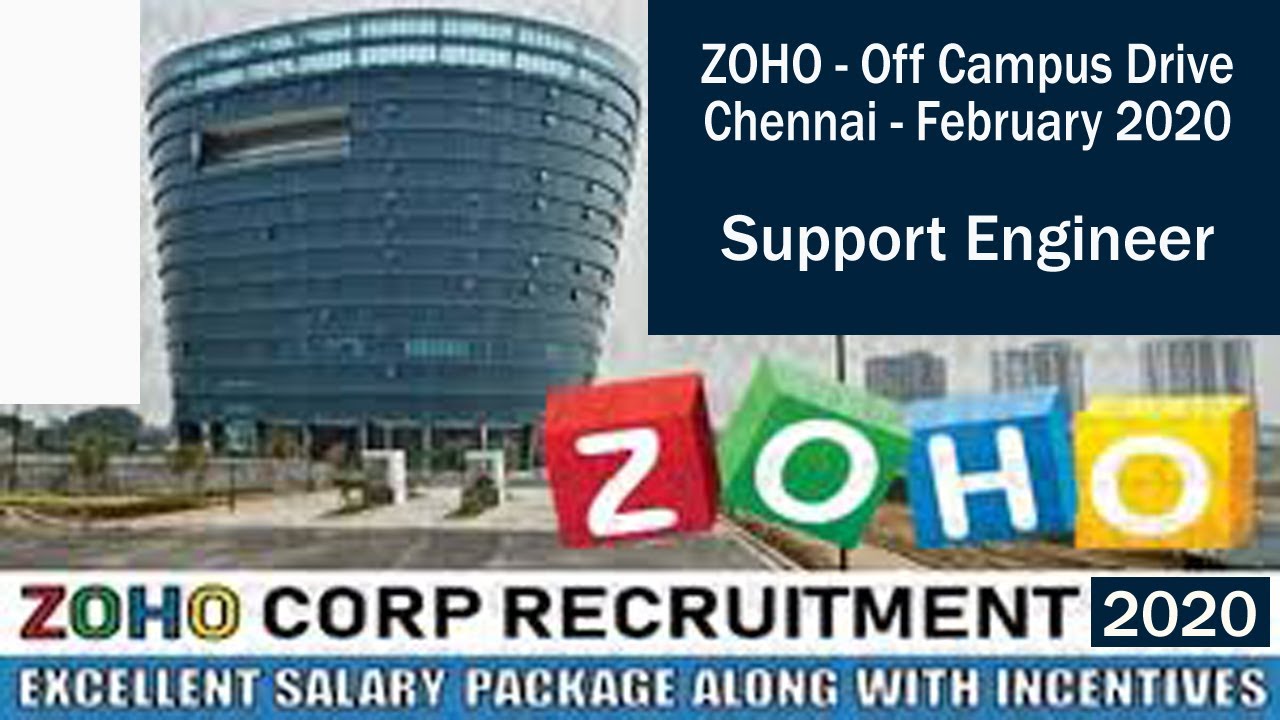 ZOHO OFF CAMPUS DRIVE Chennai - February 2020 - YouTube