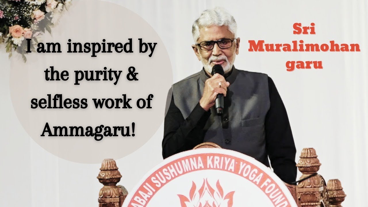 Sri Murali Mohan garu | I am inspired by the selfless work of Ammagaru ...