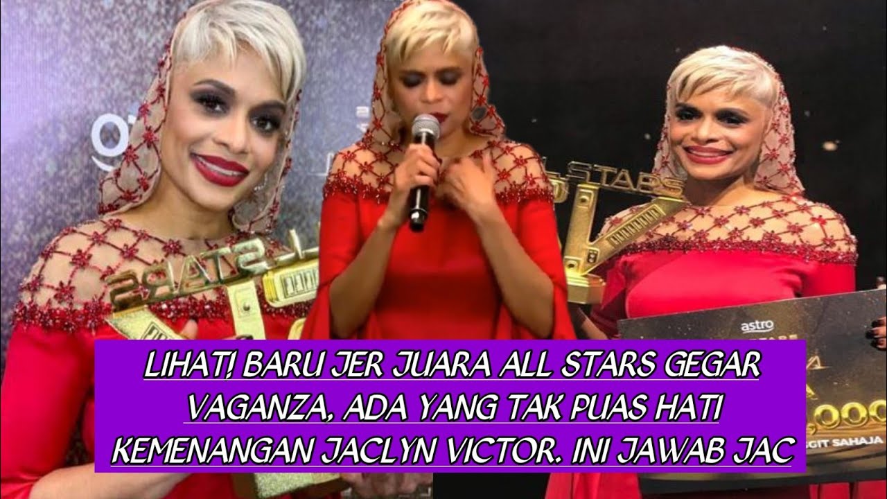 LIHAT! Baru jer Juara All stars GV, Ada tak puas hatì kemenangan Jaclyn ...