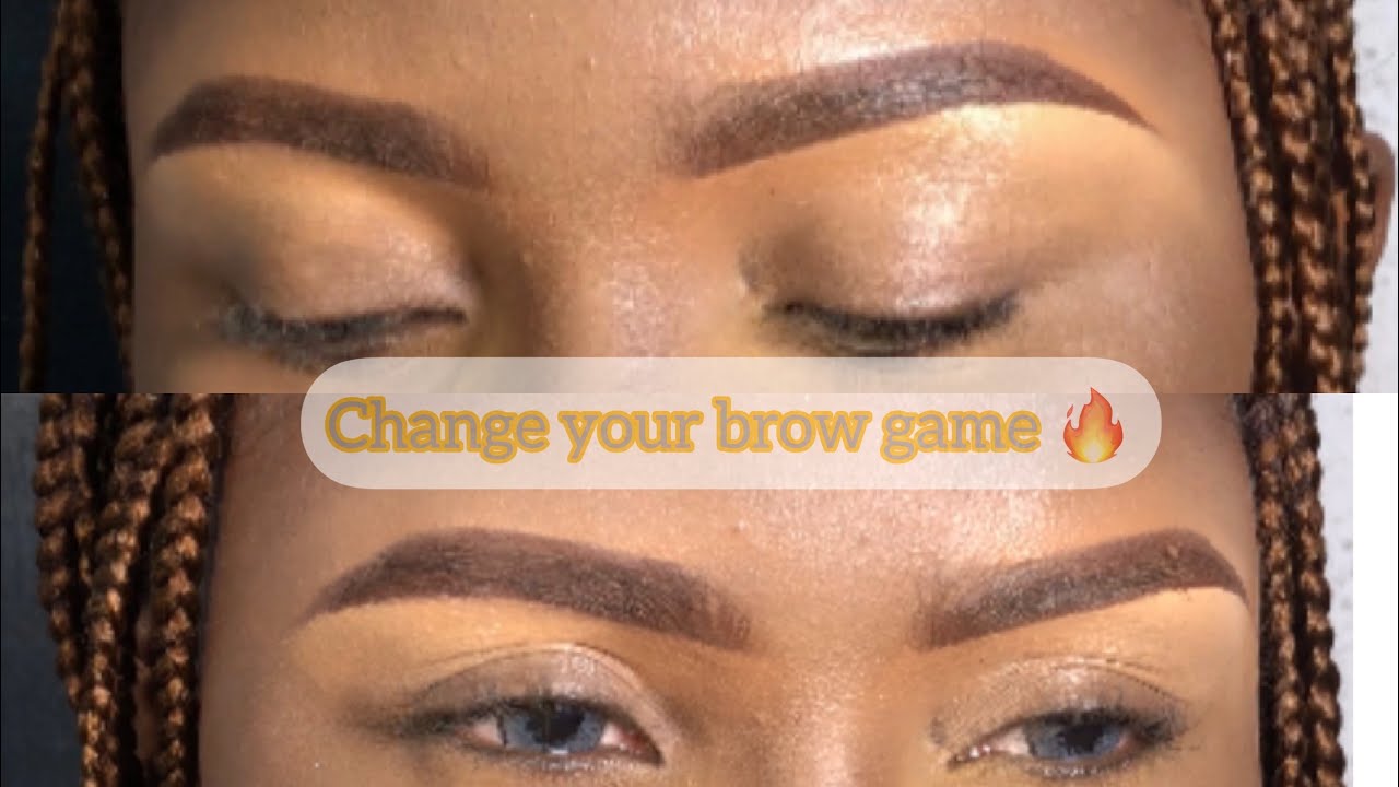 EYEBROW 101 BEGINNER FRIENDLY (2 in 1) TUTORIAL 😱😱 - YouTube